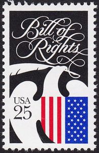 Stamp: Bill of Rights (United States of America(Constitution ...