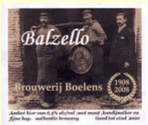 Drink Label: Balzello (Boelens, BelgiumCol:BE-BEER-020847