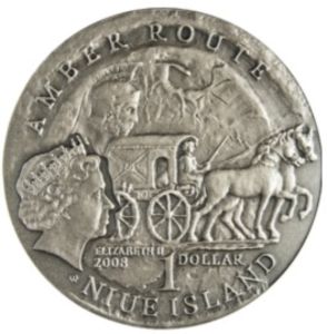 Coin: 1 Dollar (Kaliningrad) (Niue) (Numismatic Product - Amber Route ...