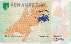 Bank Card: Bank Pas (ABN-AMRO Bank, NetherlandsCol:NL-GM-0025