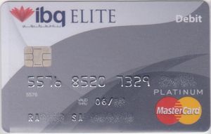 Bank Card: Elite (International Bank of Qatar, QatarCol:QA-MC-0006