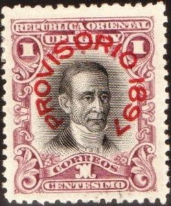 Stamp: Joaquin Suarez Overprinted (Uruguay(Joaquín Suárez Monument ...
