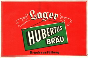 Drink Label: Hubertus Bräu Lager (Hubertus Bräu, AustriaCol:AT-BEER-000281