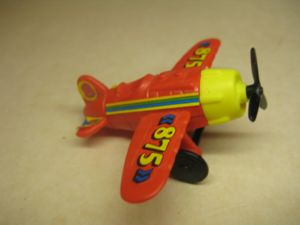 Meal Toy: Airplane red (Kinder Surprise, Europe(Kinder - Airplanes) Col ...
