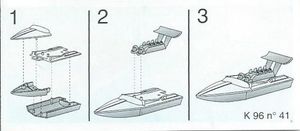 Meal Toy: Speedboat 2 (Kinder Surprise, Europe(Kinder - Speed boat ...