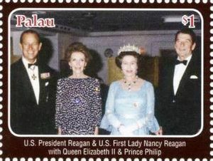 Stamp: U.S. First Lady Nancy Reagan (Palau(U.S. First Lady Nancy Reagan ...