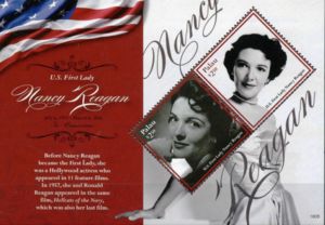 Stamp: U.S. First Lady Nancy Reagan (Palau(U.S. First Lady Nancy Reagan ...
