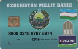 Bank Card: Intra-bank card (National Bank for Foreign Economic Activity ...