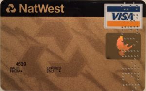Bank Card: NatWest Gold Visa - SPECIMEN (National Westminster Bank ...