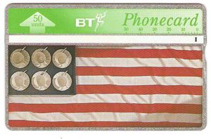 Telefonkarte: Flying The Flag (1) - U.S.A (British Telecom ...