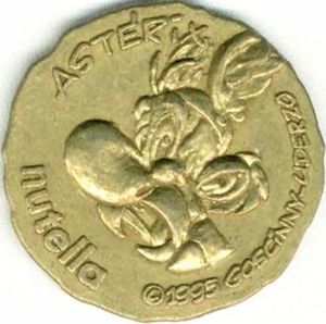 Meal Toy: Astérix (Coins, Belgium(Nutella - Coins Asterix) Col:NUT-1996 ...