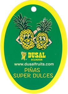 Fruit Sticker: Dusal Piñas Super Dulces (EcuadorCol:EC-FR-00241