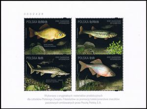 Stamp: Fish threatened with extinction (Poland(Fish threatened with ...
