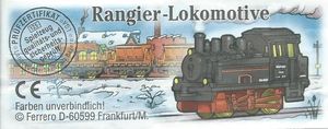 Meal Toy: Rangier - Lokomotive (grey) (Kinder Surprise, Germany ...