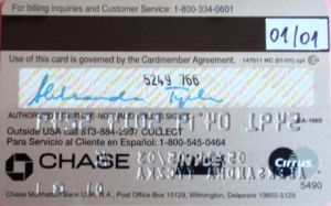 Bank Card: Chase Platinum (Chase Manhattan Bank USA, N.A., United ...