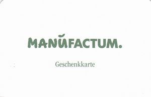 Geschenkkarte: Logo on white (Manufactum, Deutschland, Bundesrepublik ...