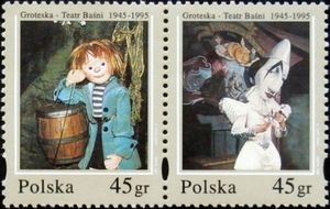 Stamp: Scenes from Tomcio Paluch (Tom Thumb) (Poland(Groteska Theatre ...