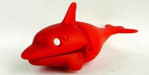 Meal Toy: Delphin (red) (Kinder Surprise, Germany, Federal Republic ...