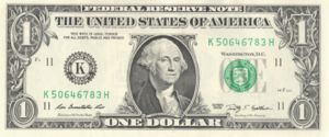 Banknote: 1 Dollar (United States of America(2009 Federal Reserve Notes ...