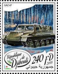 Stamp: Gaz 47 (Djibouti) (Special Transports (2018)) Mi:DJ 2100,Sn:DJ 1353b