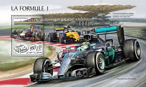 Stamp: Red Bull Racing Team (Djibouti(Formula 1 (2018)) Mi:DJ BL1126,Sn ...
