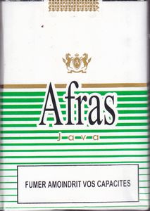Cigarette Pack: Afras Java (Algeria(Afras Java) Col:DZ-CT-0007 🚬
