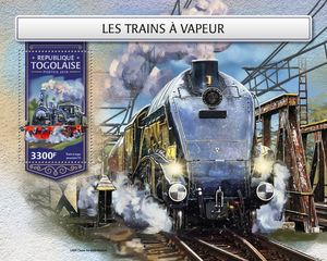 Stamp: Prussian T3 (Togo) (Steam Locomotives (2018)) Mi:TG BL1579