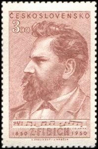 Stamp: Zdeněk Fibich (1850-1900), composer (Czechoslovakia(Zdeněk ...