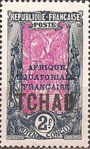 Stamp: Coconut Palm Avenue overprint (Chad(Definitives) Mi:TD 35,Sn:TD ...
