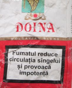 Cigarette Pack: Doina (Moldova) Col:MD-CT-0009