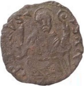 Moeda: 1 Quattrino (Rodolfo Gonzaga. No date) (Itália - Antigos Estados ...