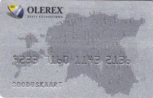 Functional Card: Olerex (Filling Stations, Estonia(Olerex) Col:EE-OLER-002