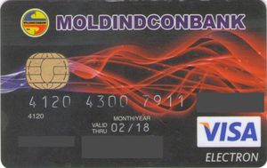 Bank Card: Moldindconbank (Moldindconbank, MoldovaCol:MD-VE-0032.01