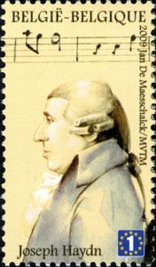 Stamp: Joseph Haydn (Belgium(Composers) Mi:BE 3947,Sn:BE 2366,Yt:BE ...