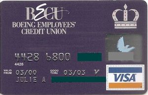 Bank Card: Becu Boeing Employees Credit Unión (Credit Unión, United ...