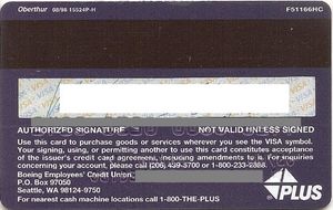 Bank Card: Becu Boeing Employees Credit Unión (Credit Unión, United ...