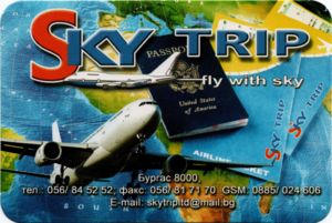 Calendario de Bolsillo: SkyTrip Fly With Sky (Bulgaria(Advertising) Col ...