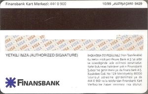 Bank Card: Galaxy Card (Finansbank, Türkiye (Turkey)Col:TR-VI-0107.01