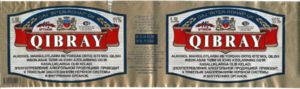 Etiqueta de bebida: Qibray (Inter-Rohat, Uzbekistán) Col:UZ-BEER-000004