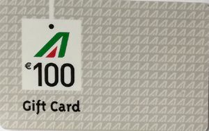 Gift Card: White Card (Alitalia, Italy(Alitalia) Col:IT-Alit-002a