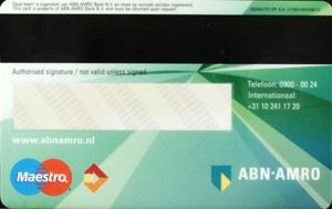 Bank Card: Betaalpas (ABN-AMRO Bank, NetherlandsCol:NL-MS-0022.01