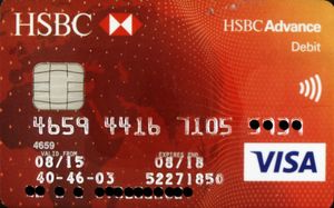 Bank Card: HSBC Advance (HSBC, United Kingdom of Great Britain ...