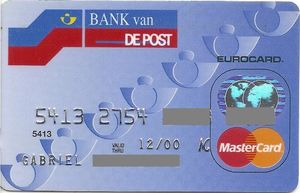 Bank Card: Bank de Post (BPost, BelgiumCol:BE-MC-0001-1