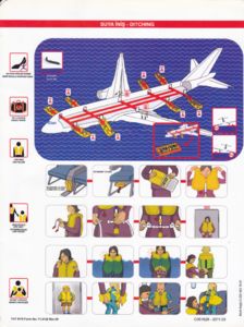 Safety Card: B777-300ER (Turkish Airlines, Türkiye (Turkey)Col:THY-TR-0126