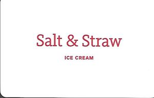 Gift Card: Logo (Salt & Straw, United States of America(Salt & Straw ...
