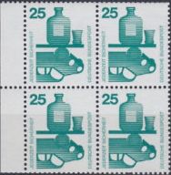Stamp: Booklet Pane-accident prevention (Germany, Federal Republic ...