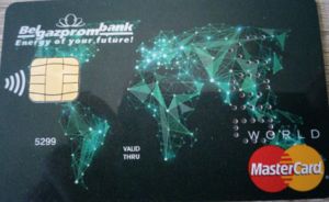 Bank Card: Mastercard World (Belgazprombank, BelarusCol:BY-MC-0045.01
