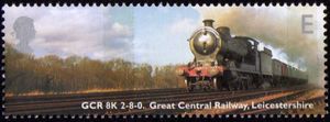Stamp: Classic Locomotives - GCR Class 8k (United Kingdom of Great ...