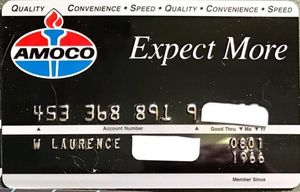 Bank Card: Amoco (Associates National Bank, United States of AmericaCol ...