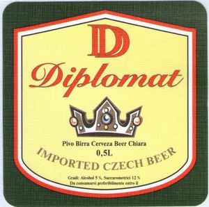 Drink Label: IH1-Diplomat (Pivovar Podkováň, Czech RepublicCol:CZ-BEER ...